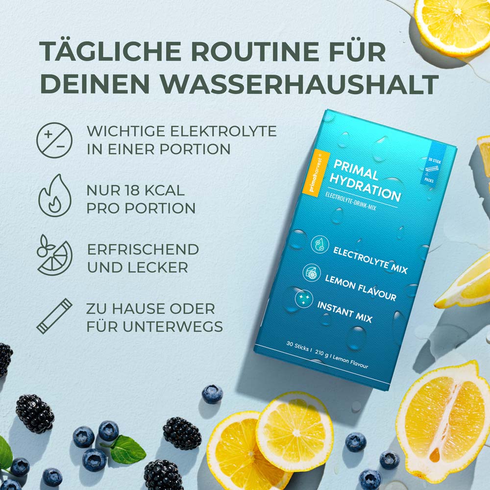 Primal Hydration Elektrolyte-Mix mit Kokoswasser – Primal Harvest